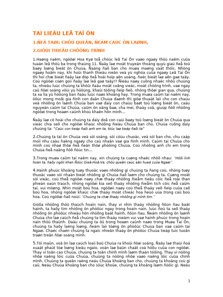 Tai Lieu Le Ta On | PDF