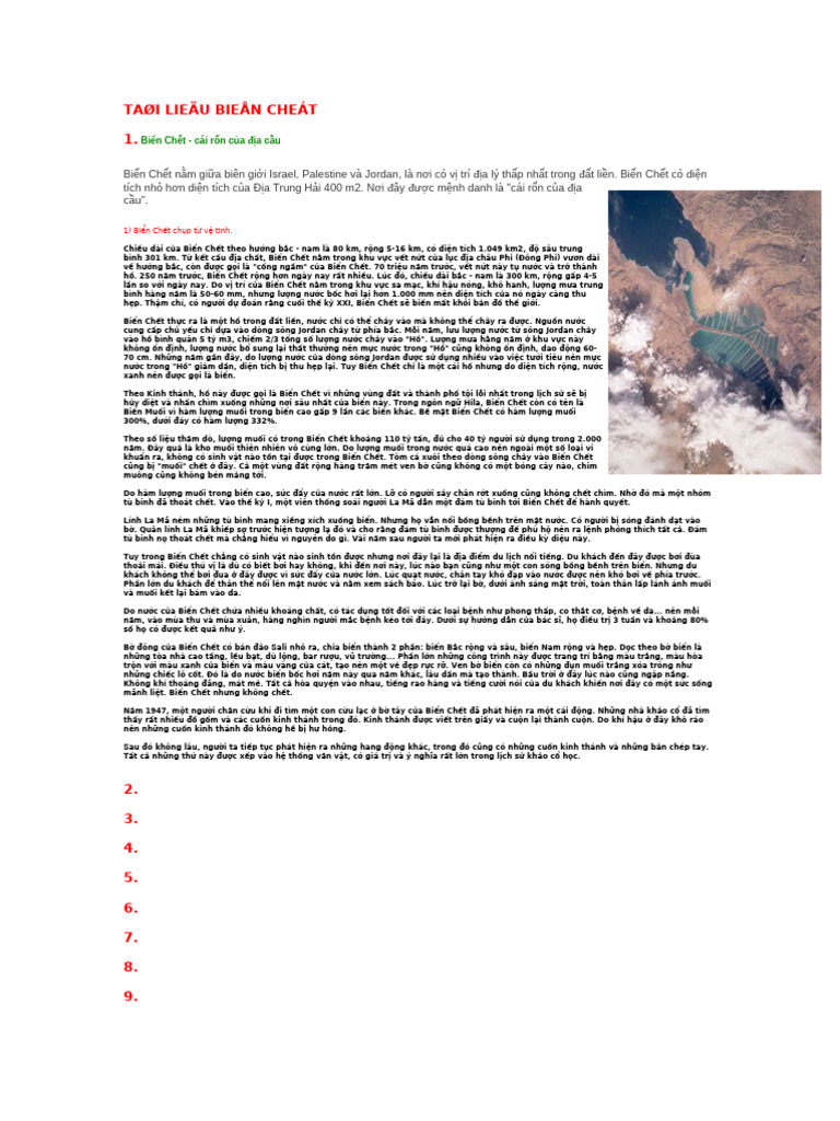 Tai Lieu Bien Chet | PDF