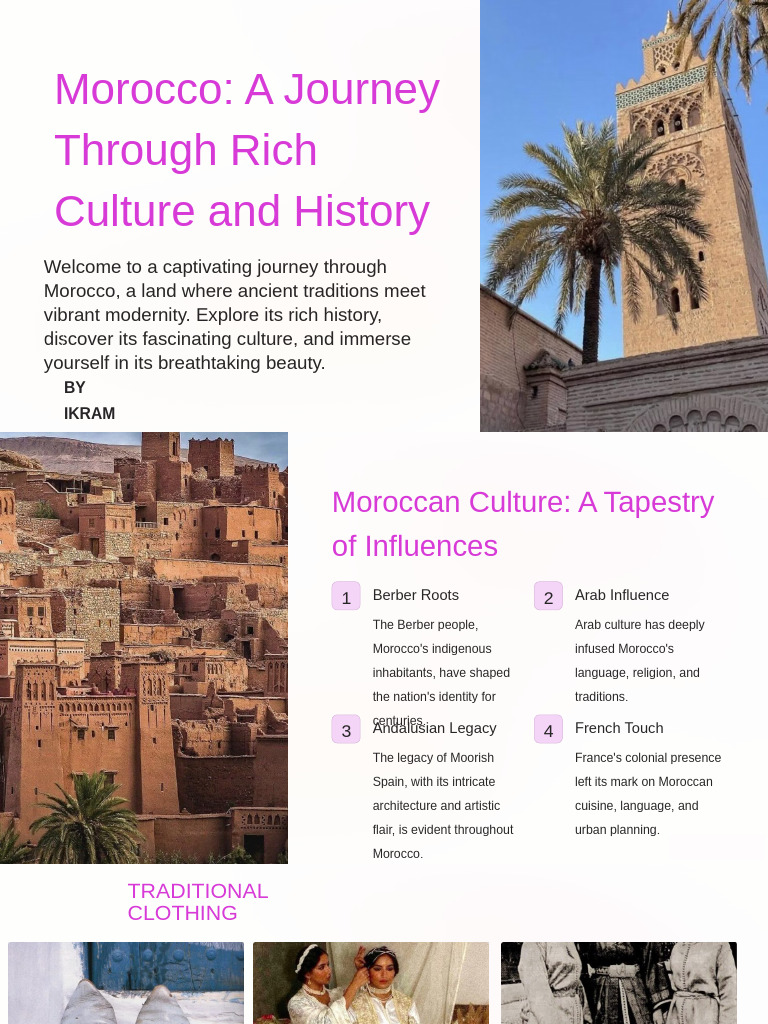 Morocco A Journey Through Rich Culture and History 2 | PDF | Morocco ...