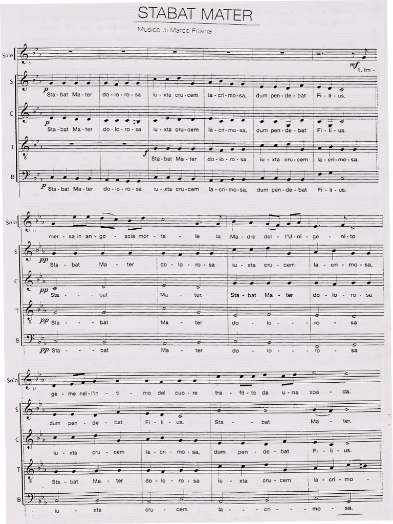 Stabat Mater | PDF
