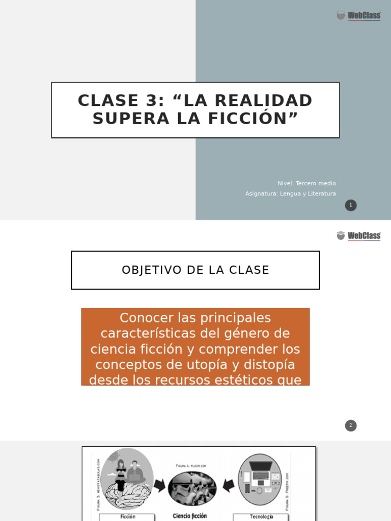 2144462_15_dMGftEVx_clase3_“larealidadsuperalaficcion” | PDF | utopía | Distopía