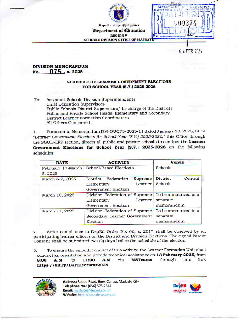 Div Memo 075 2024 | PDF