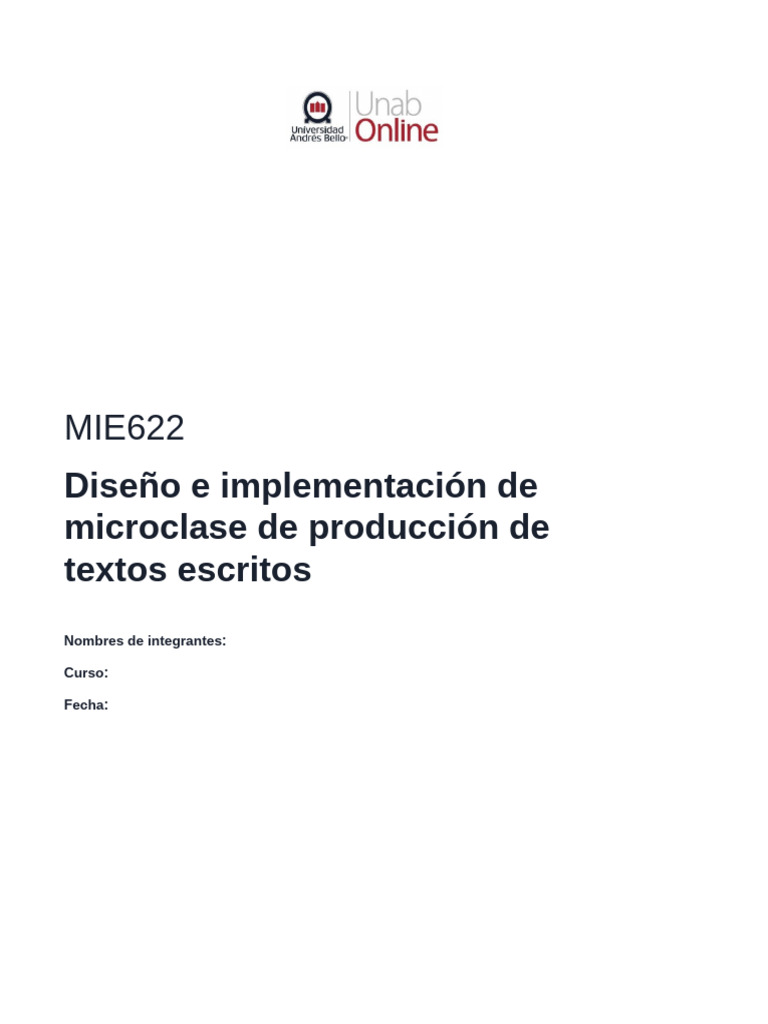 mie622_s2_entregable2 (1) | PDF | Bibliografía | Diseño