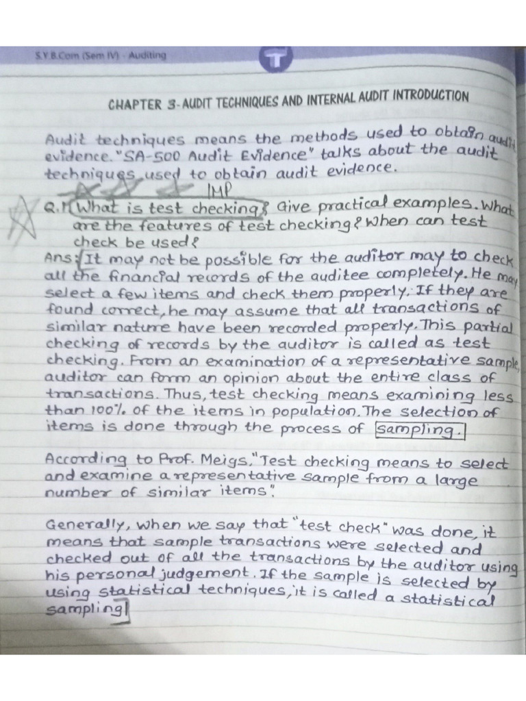 Audit Module 3 | PDF