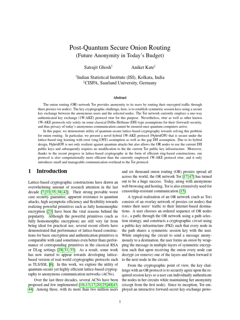 Session3 Kate Paper | PDF | Key (Cryptography) | Cryptography