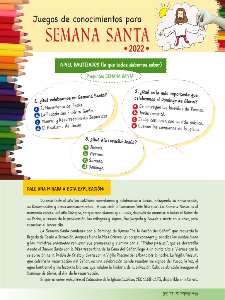 Juegos Semana Santa | PDF