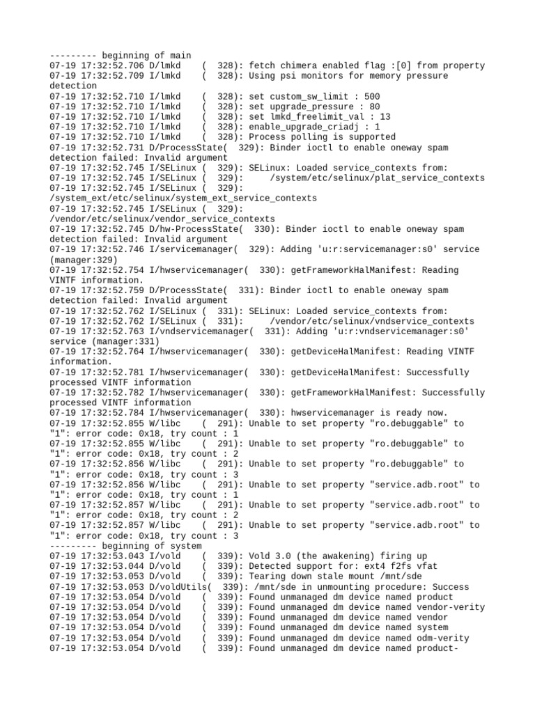 Logcat Csc Update Log | PDF | Unix | Operating System Technology