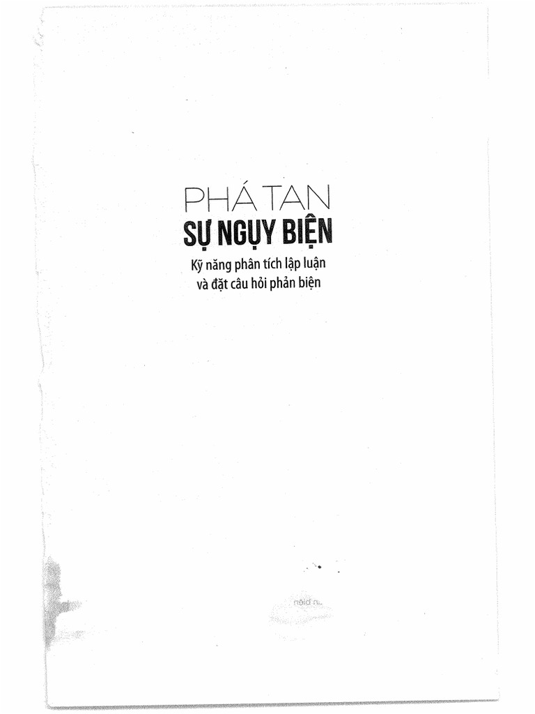 Pha Tan Su Nguy Bien | PDF