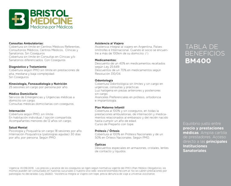 Beneficios del BM400 en Salud | PDF | Especialidades Medicas | Medicina