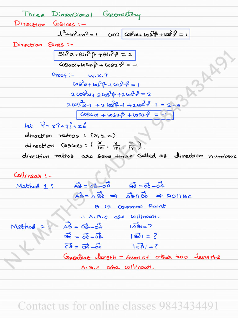 XII 3D Revision Notes Watermark Watermark 241026 075919 | PDF