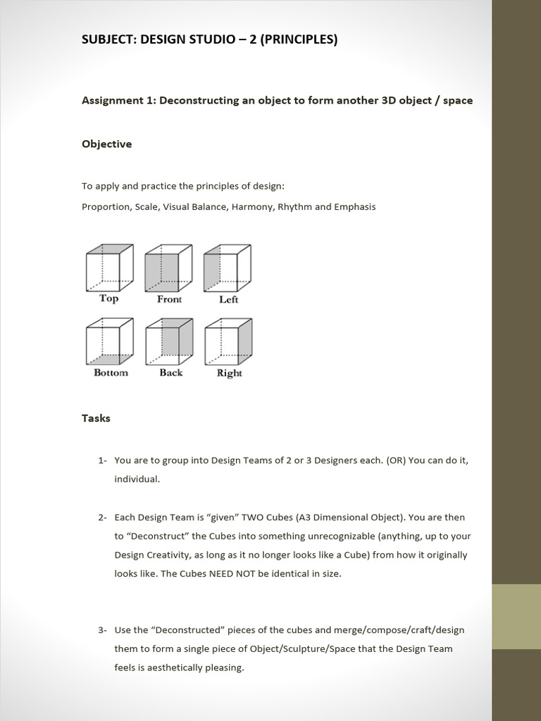 Principle Assignment 1 With Sample | PDF