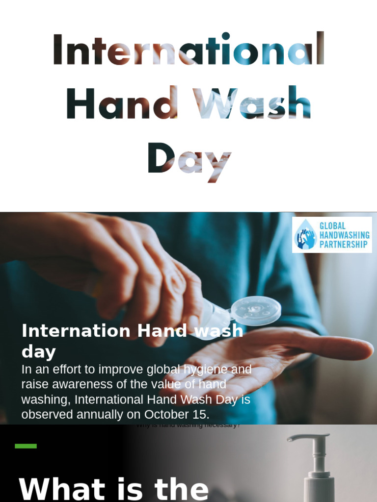 International Hand Wash Day Overview | PDF