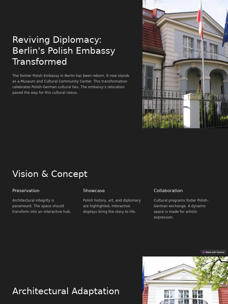 Reviving Diplomacy Berlins Polish Embassy Transformed | PDF | Poland ...