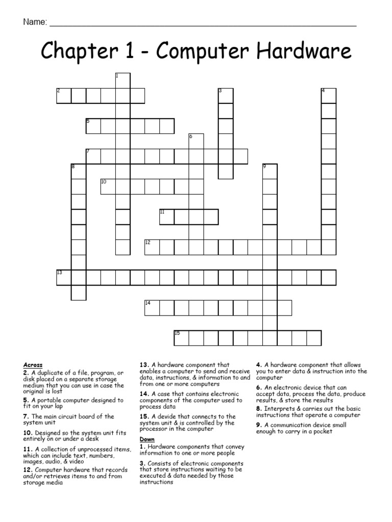 Chapter 1 Computer Hardware Cee0f 6162eeaf | PDF
