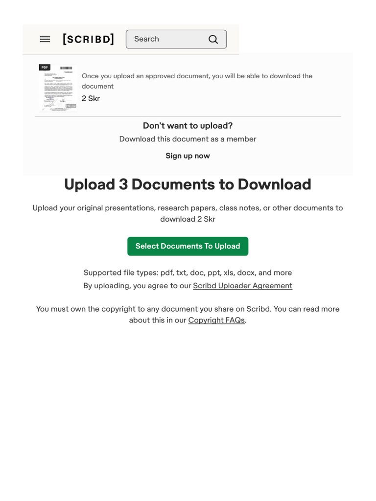 Upload A Document - Scribd | PDF | Scribd | Computing