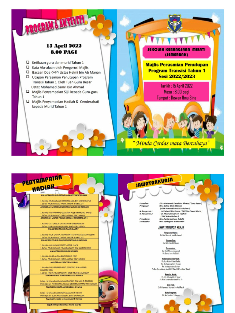 Buku Program Penutup Transisi 2022 Pages 1-2 - Flip PDF Download ...