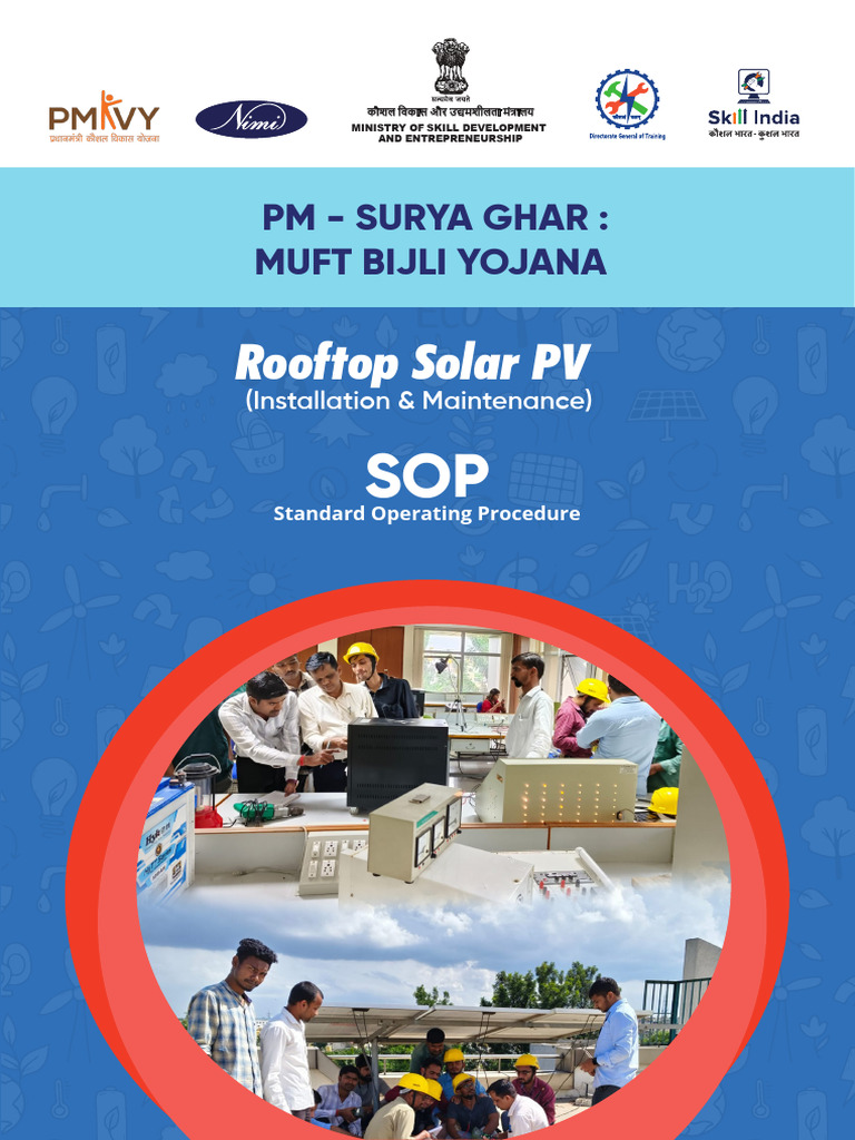 Rooftop Solar PV Training SOP | PDF | Solar Power | Photovoltaics