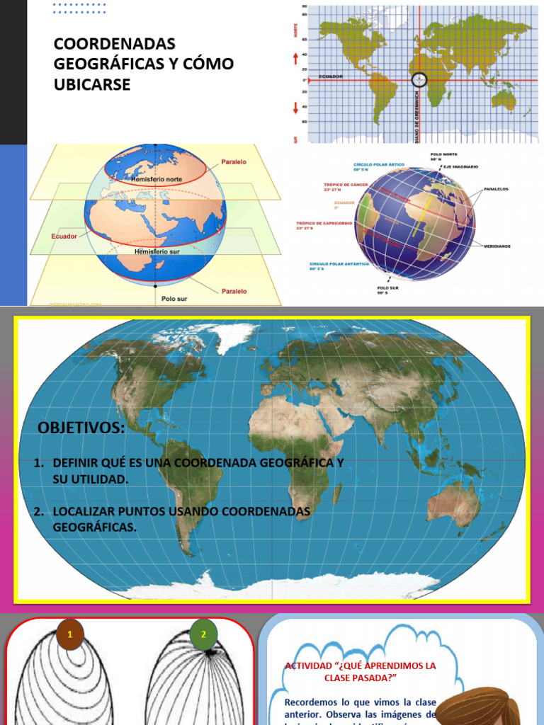 Coordenadas Geográficas Y Cómo Ubicarse | PDF | Longitud