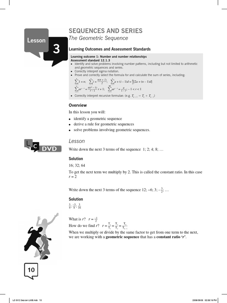 GR12 - Geometric Sequences | PDF | Summation | Numbers