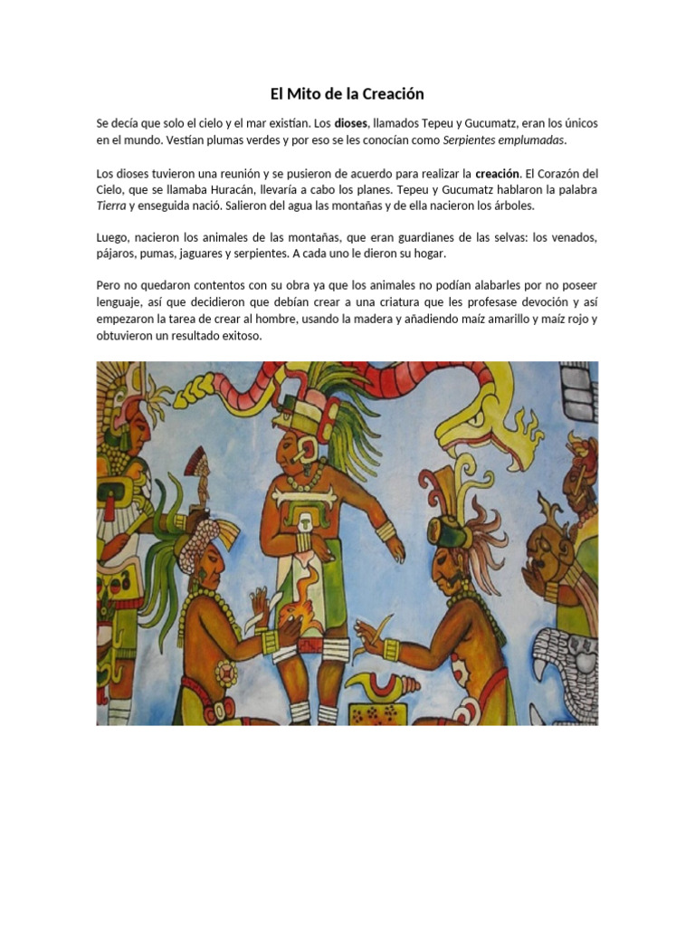 El Mito de La Creación | PDF