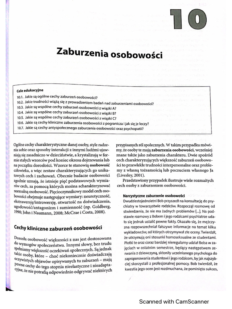 Zaburzenia Osobowosci | PDF