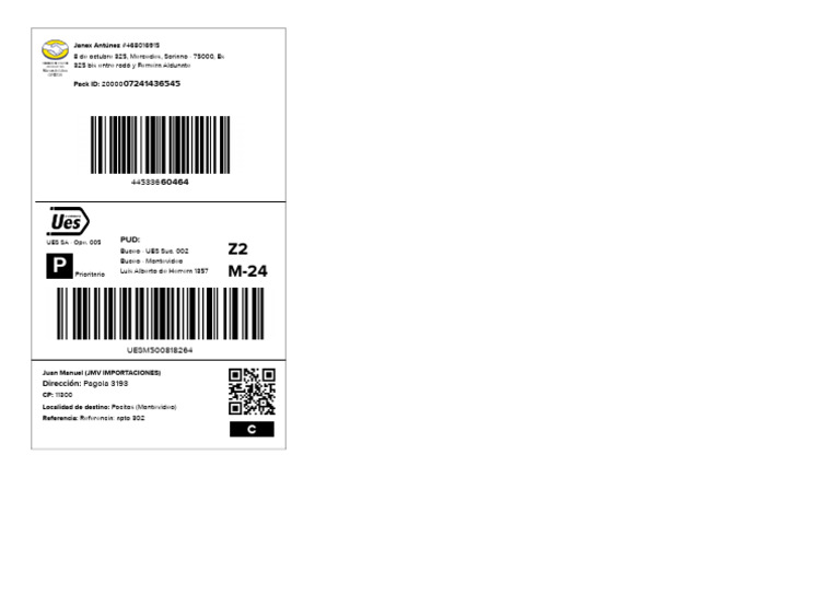 Shipment Labels 250225132932 | PDF