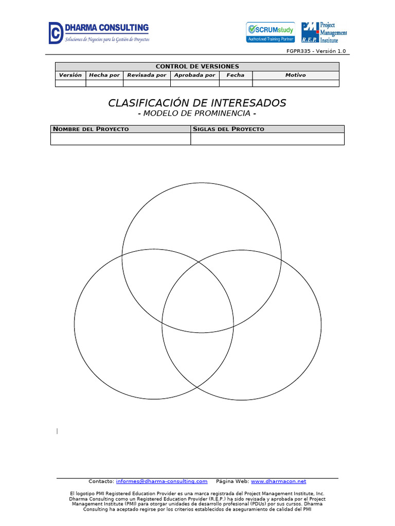 FGPR - 335 - 06 - Clasificación de Interesados - Modelo de Prominencia ...