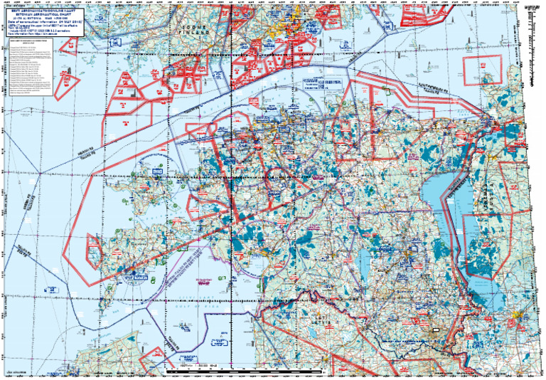 Estonian Aeronautical Chart (2153A) 24 MAY 2018 Incl AIRAC AMDT 01-2020 ...