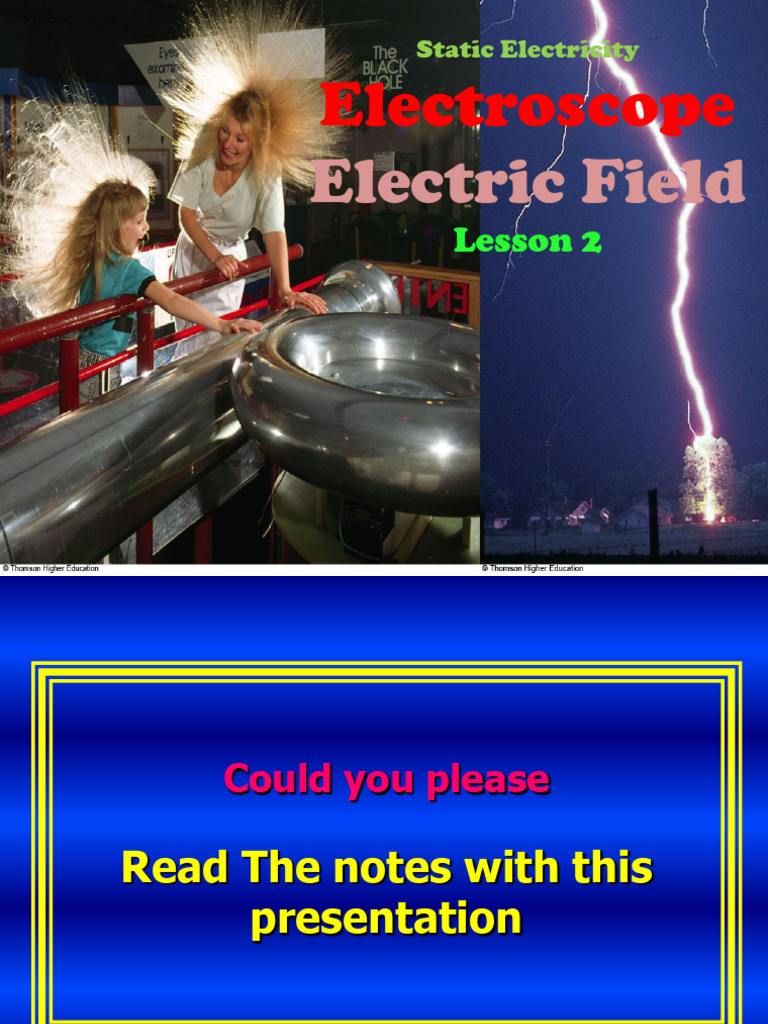 Understanding Electroscopes and Electric Fields | PDF | Electric Field ...