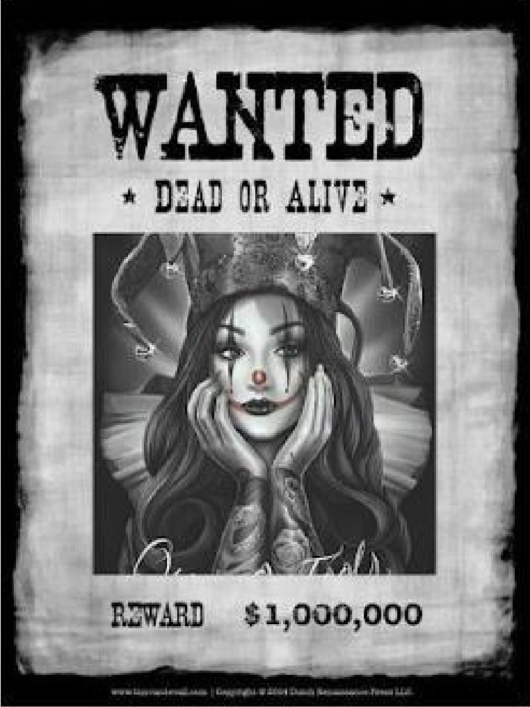 Wanted Poster Pdf