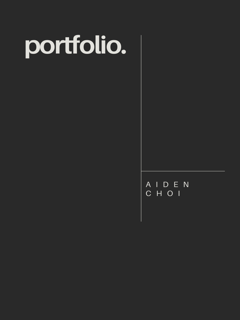 Aiden's Portfolio | PDF