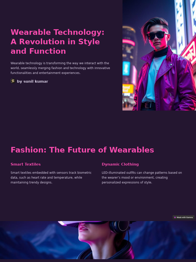 Future of Wearable Technology Insights | PDF | Wearable Technology ...