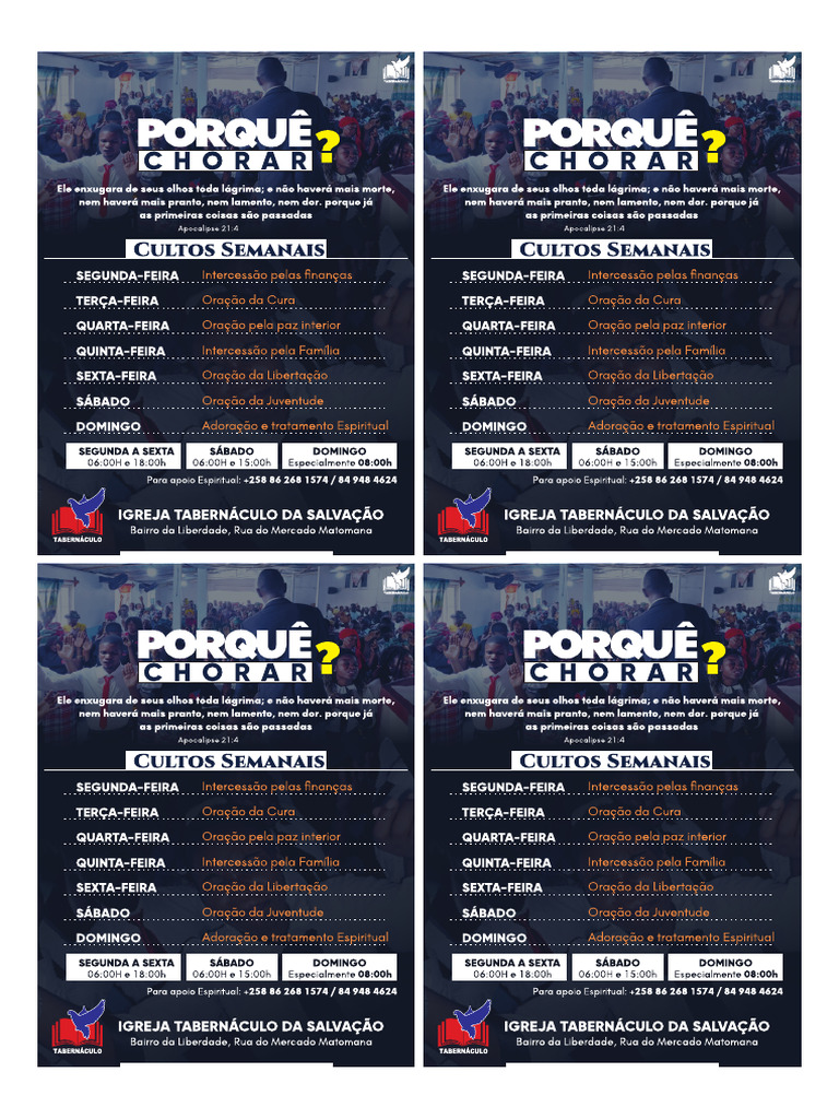 Folheto tabernaculo 2 | PDF