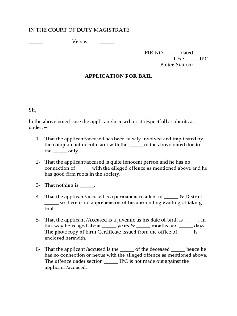 Bail Juvenile | PDF
