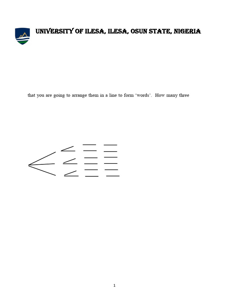 STA 111 Lecture One - Permutations and Combinations - 123129 | PDF | Permutation | Mathematics