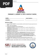 SASMO Sample Paper and Syllabus 1 | PDF | Mathematics | Statistics