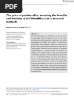 Researcher Positionality - A Consideration of Its Influence and Place ...