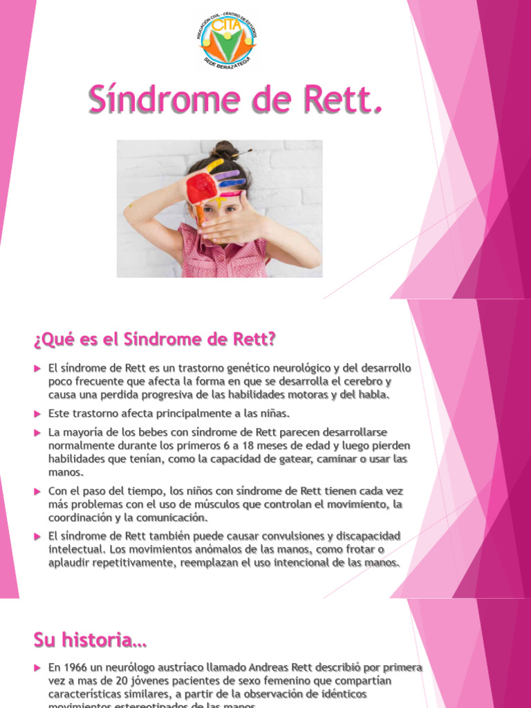 Síndrome de Rett - Vero PDF | PDF | Enfermedades y trastornos ...
