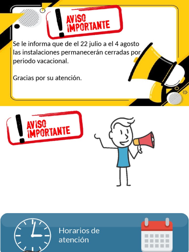 Formato de Avisos | PDF