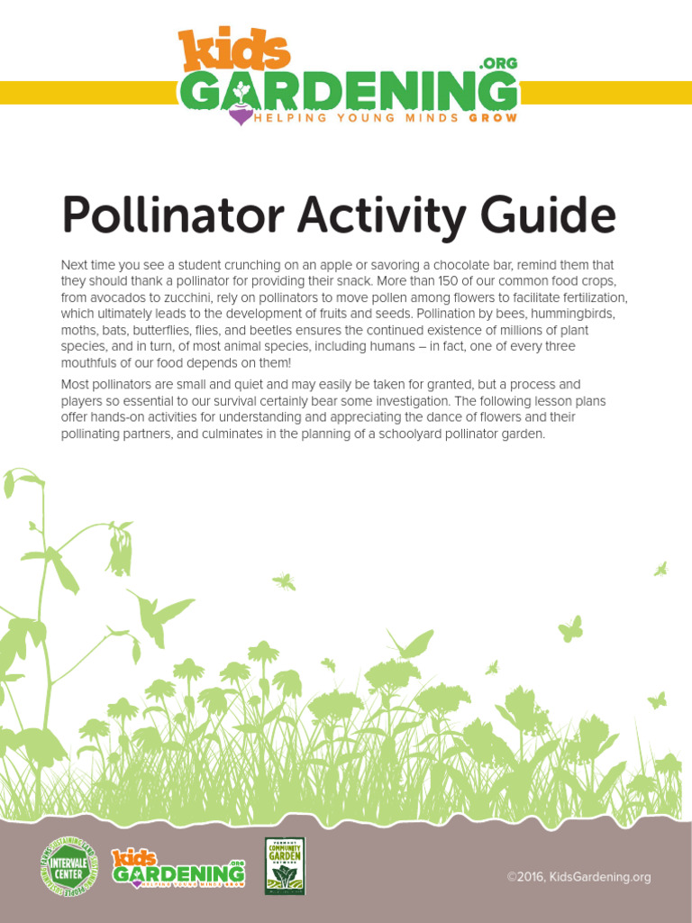 KG_Pollinator.ActivityandLessonPlan.Kit_ | PDF | Flowers | Pollination