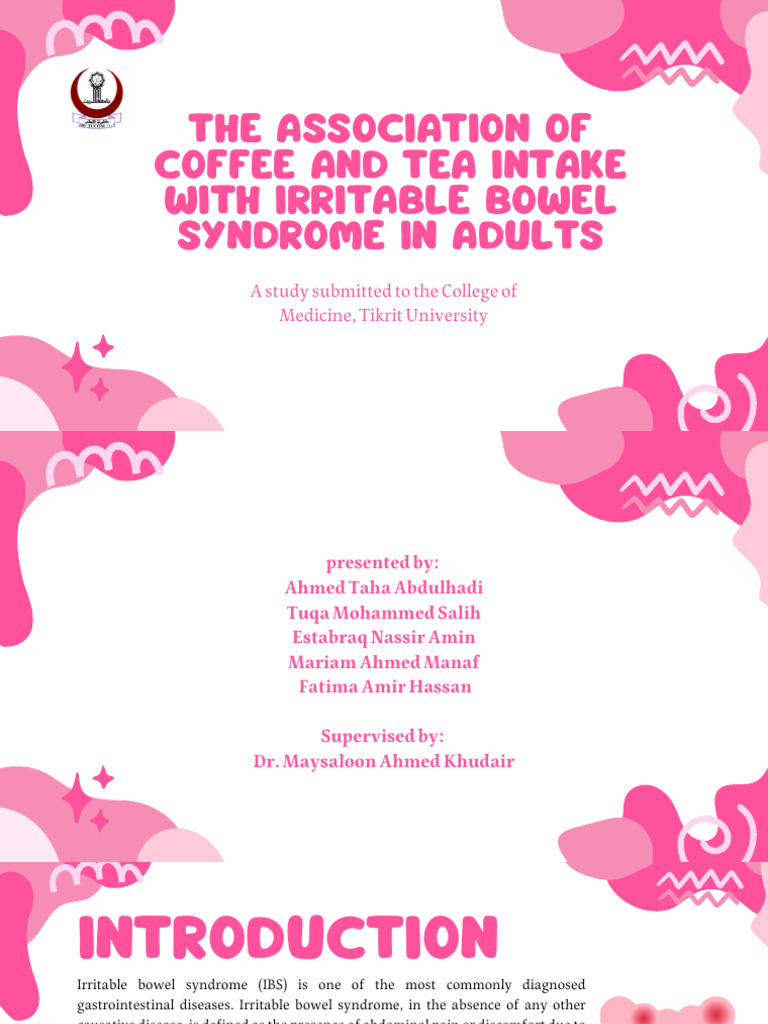 The Association of Coffee and Tea Intake With Irritable Bowel Syndrome ...