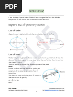 Class 11 Gravitation Derivations Guide | PDF | Orbit | Sphere