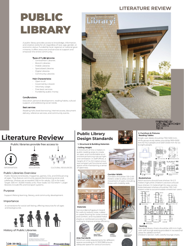 Public Library Design Standards Guide | PDF | Libraries | Public Library