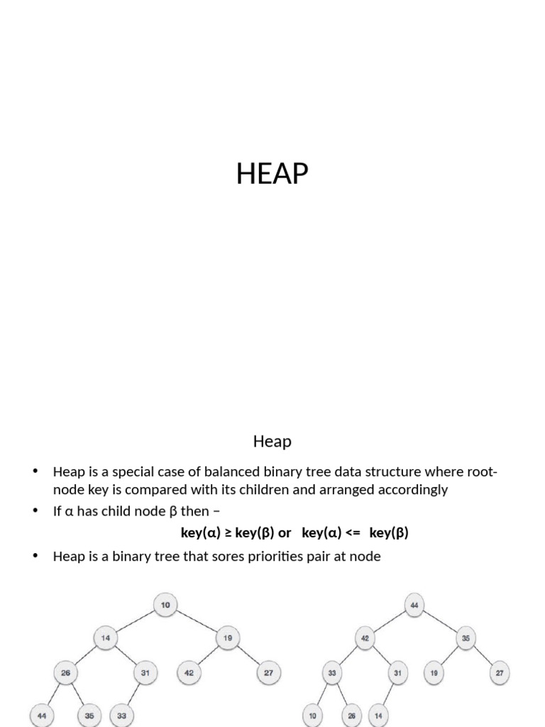 12 Heapnew Pdf Algorithms And Data Structures Computer Programming