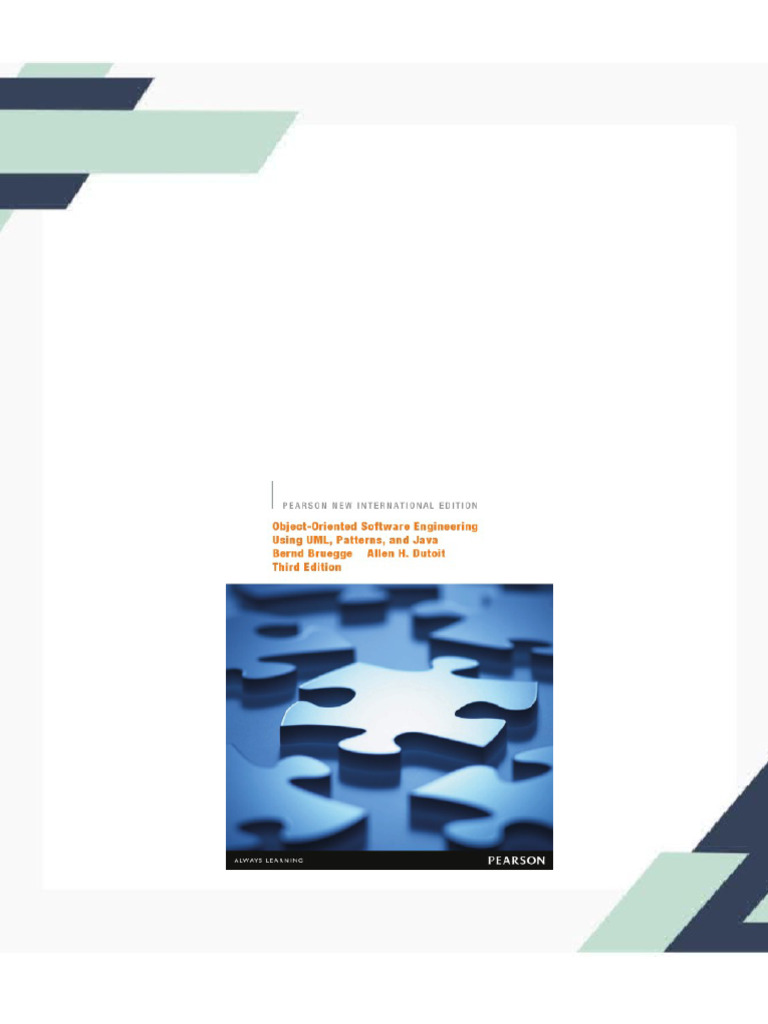 Object Oriented Software Engineering Using Uml Patterns And Java 3rd