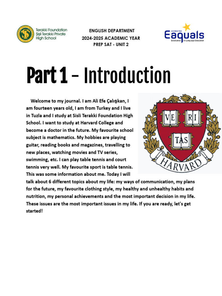SAT Unit 2 - Template | PDF | Meal | Communication