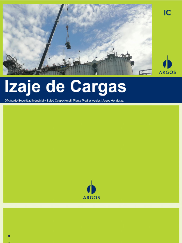 Izaje de Cargas (IZ) | PDF | Planificación