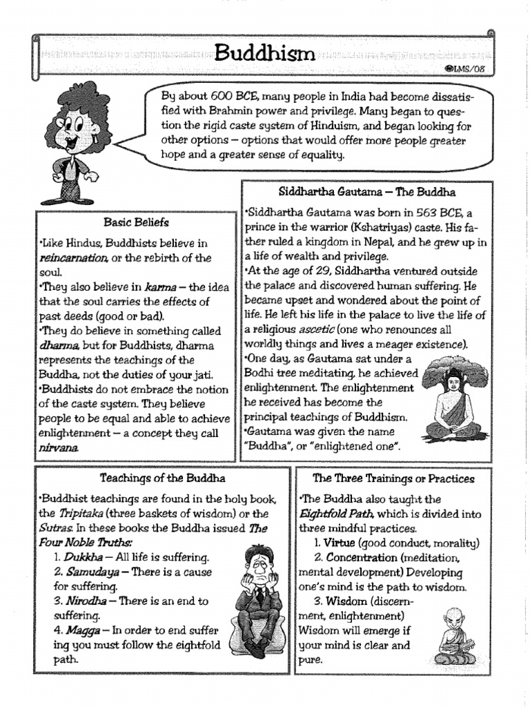 Nalani Clark - Buddhism Reading and Questions 1-8 | PDF | Noble ...