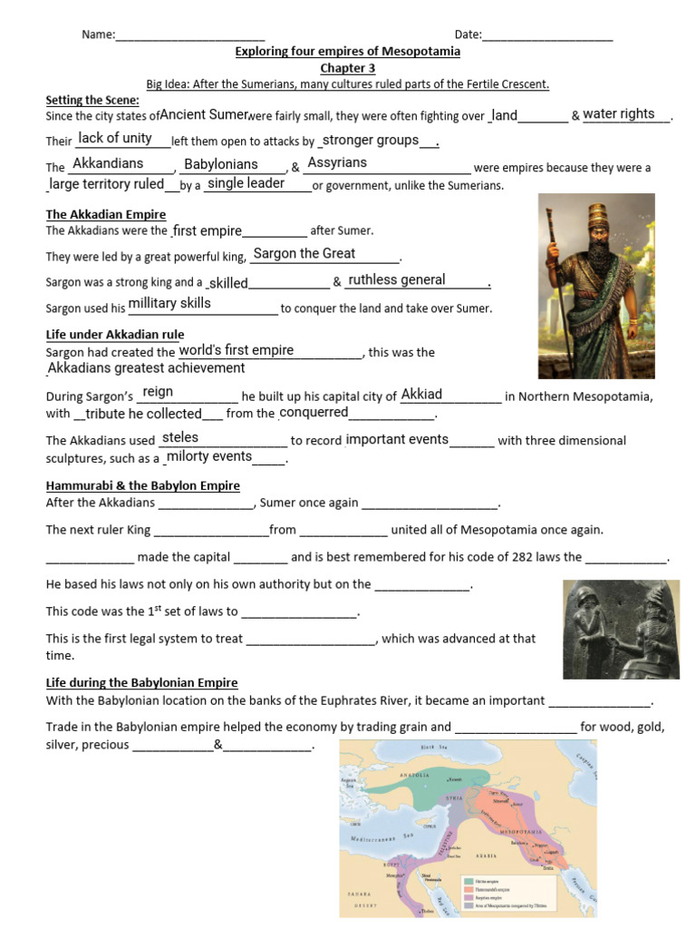 Nalani Clark - Chapter 3 Section 4 Exploring Four Empires of ...