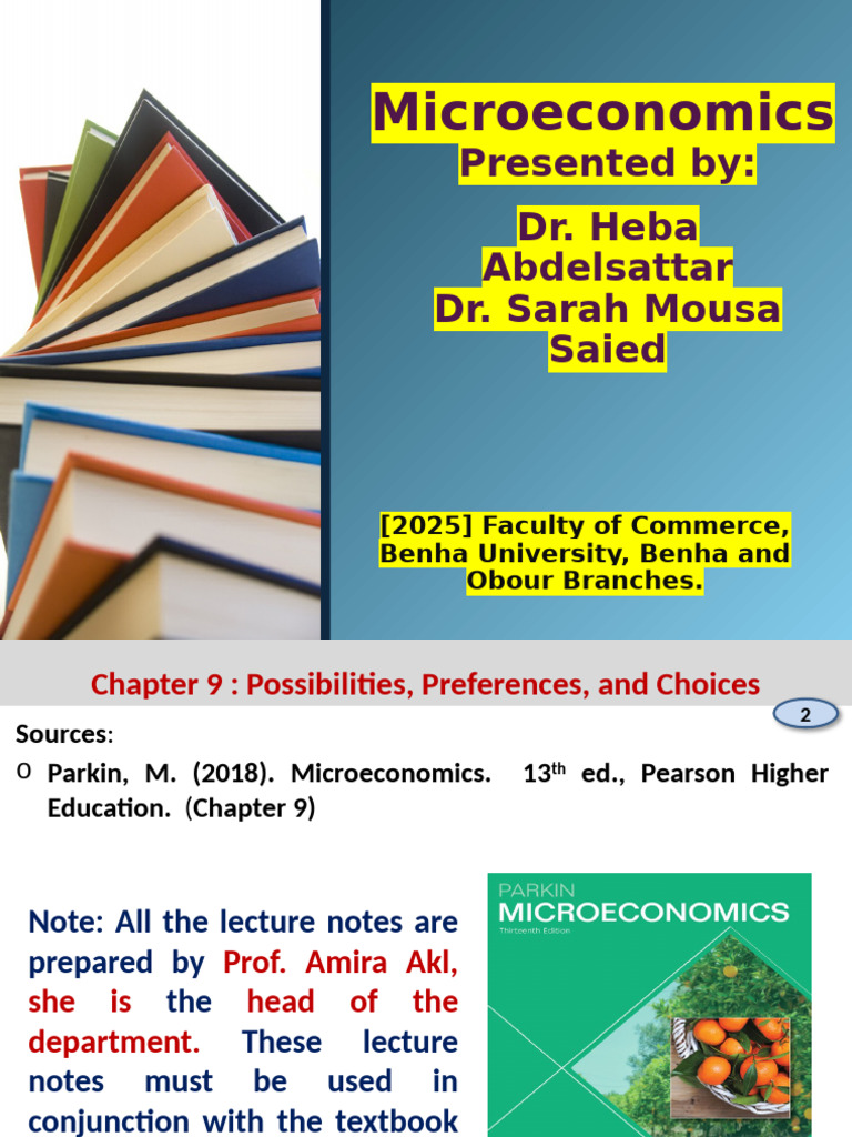 Week 4 - Chapter 9 - Part 1 | PDF | Consumption (Economics) | Microeconomics